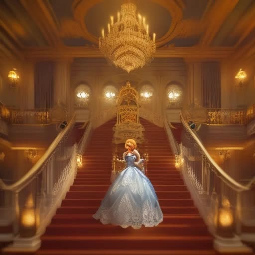 Disneys Cinderella: Enchanting Ball Gown, Magical Staircase, and ...