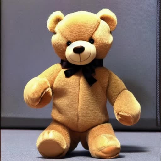 Adorable Teddy Bear Break Dancing Moves