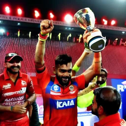 Virat Kohli IPL Trophy Win Celebration Highlights