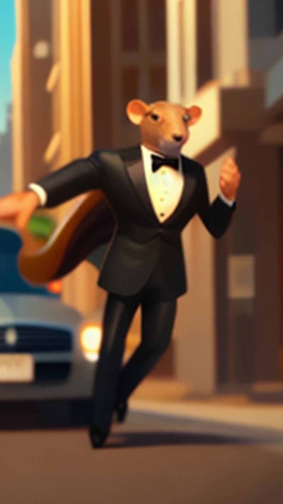 Blonde-Haired RAT Spy vs. Venomous Snake Chase