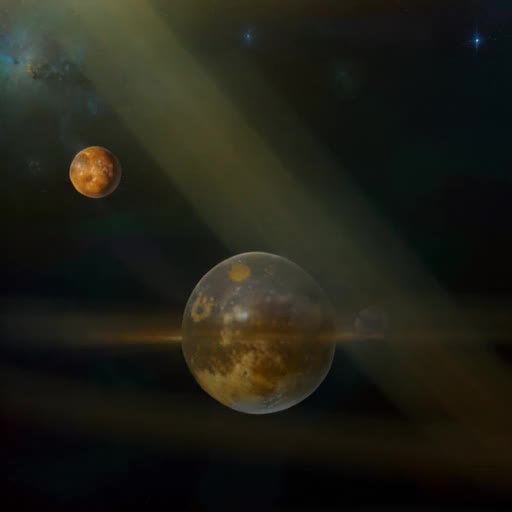 Stellar 8K Space Exploration: Planetary Orbits & Celestial Bodies