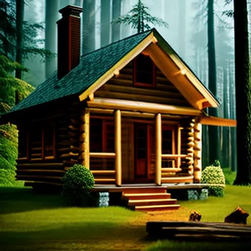 Cozy Log House in Forest: Ultimate Atmosphere Retreat
