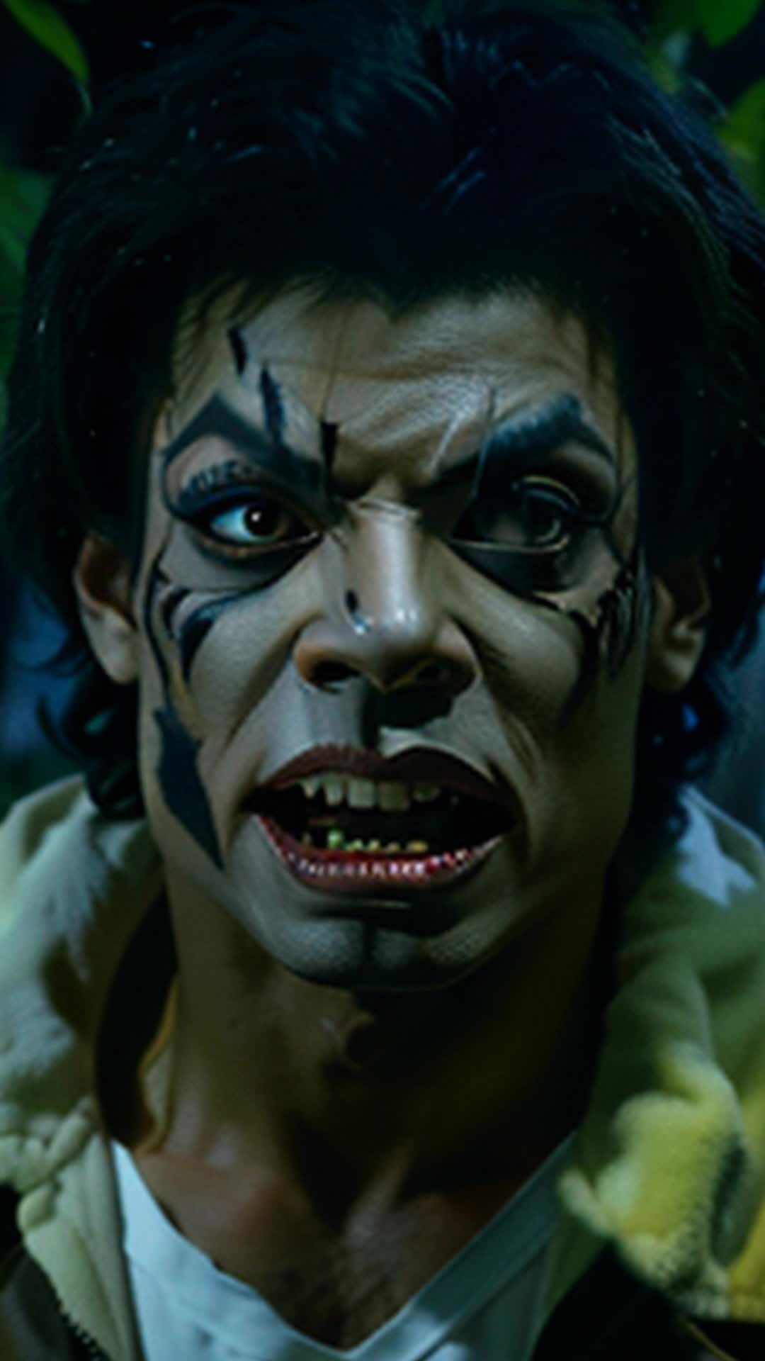 Michael Jackson Thriller Transformation Scene: Man to Werewolf ...