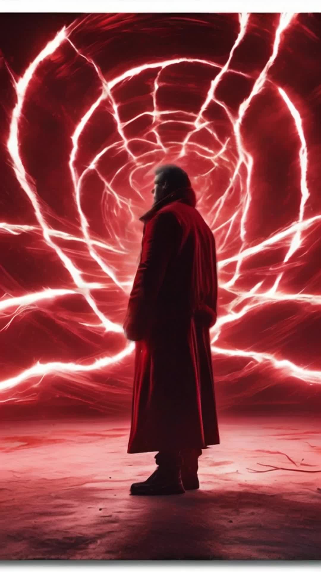 Dynamic Energy: Powerful Outburst Demanding Truth in Red Arena