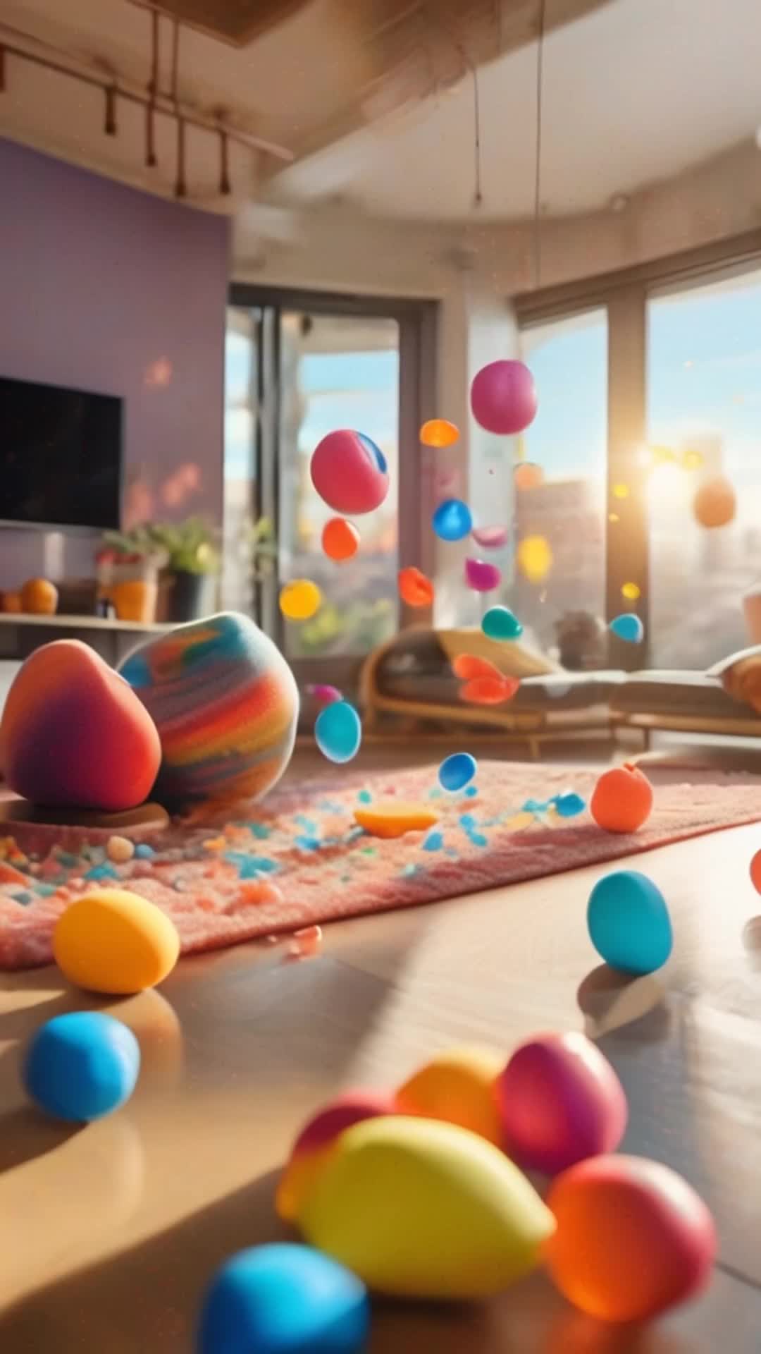 Vibrant Stress Balls: Squeezing Fun Shapes for Relaxation