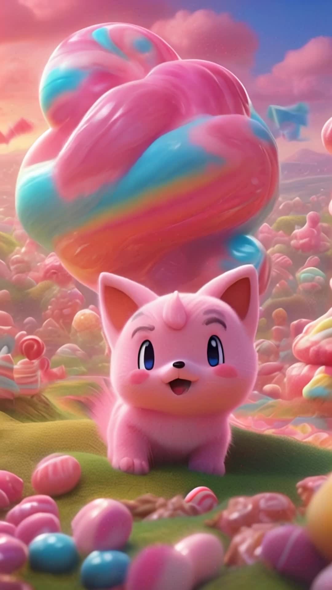 Kirby Transforms into Fox Tails in Candy Coated Adventure