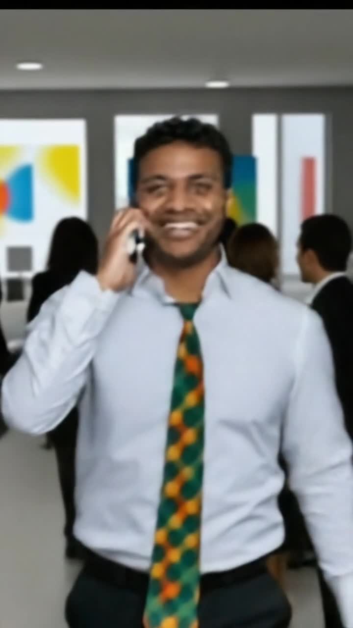 Intense Angry Man Rant in Chaotic Living Room